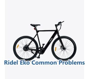 Ridel EKO Common Problems and Troubleshooting